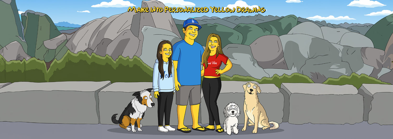 Make Me Yellow Simpsons | Original Make Me Cartoons