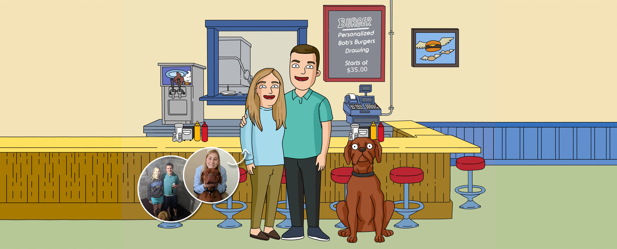 Make Me Yellow Simpsons | Custom simpsons drawing