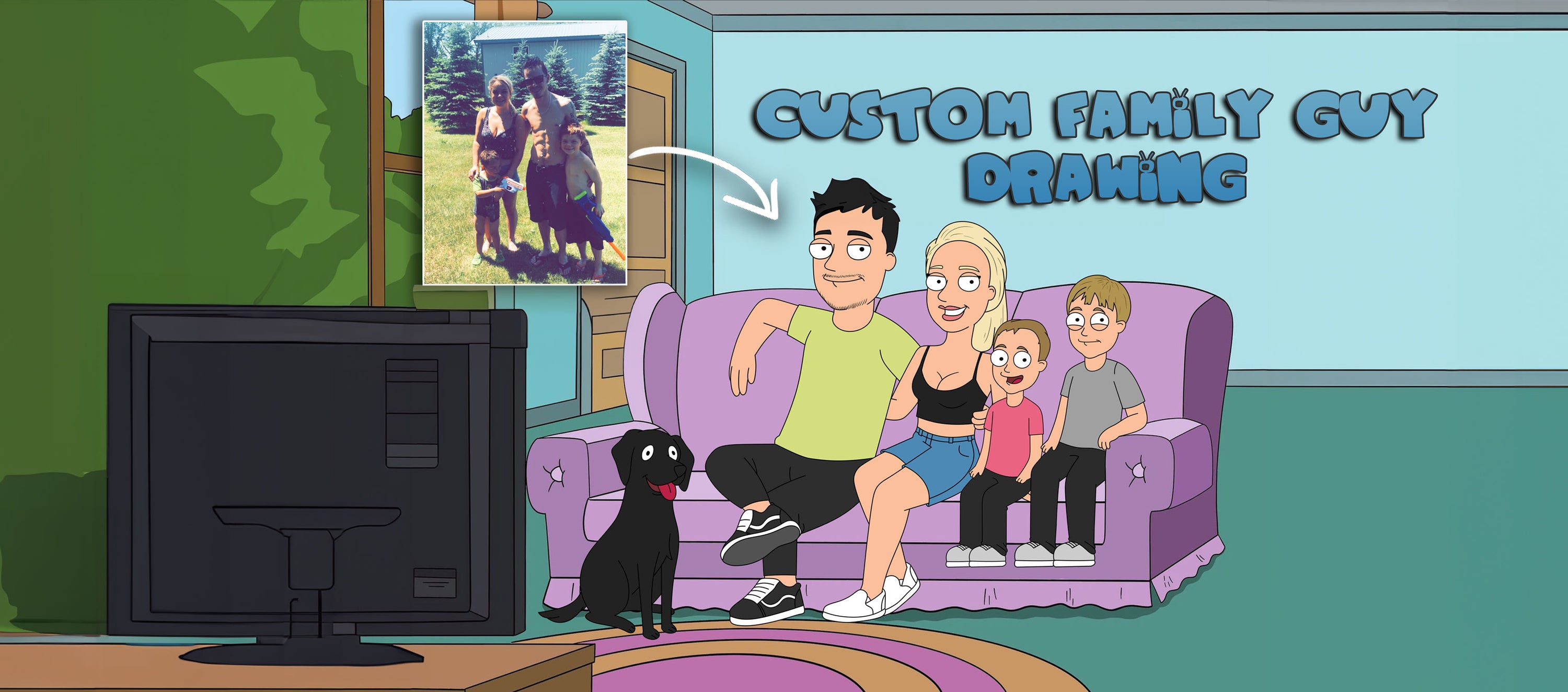 Make Me Yellow Simpsons | Custom simpsons drawing