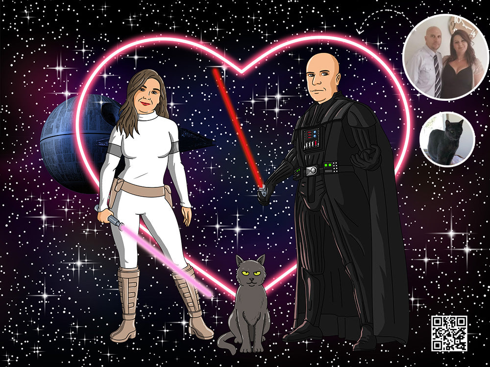 Star Wars Themed Drawing | Make Me Cartoons