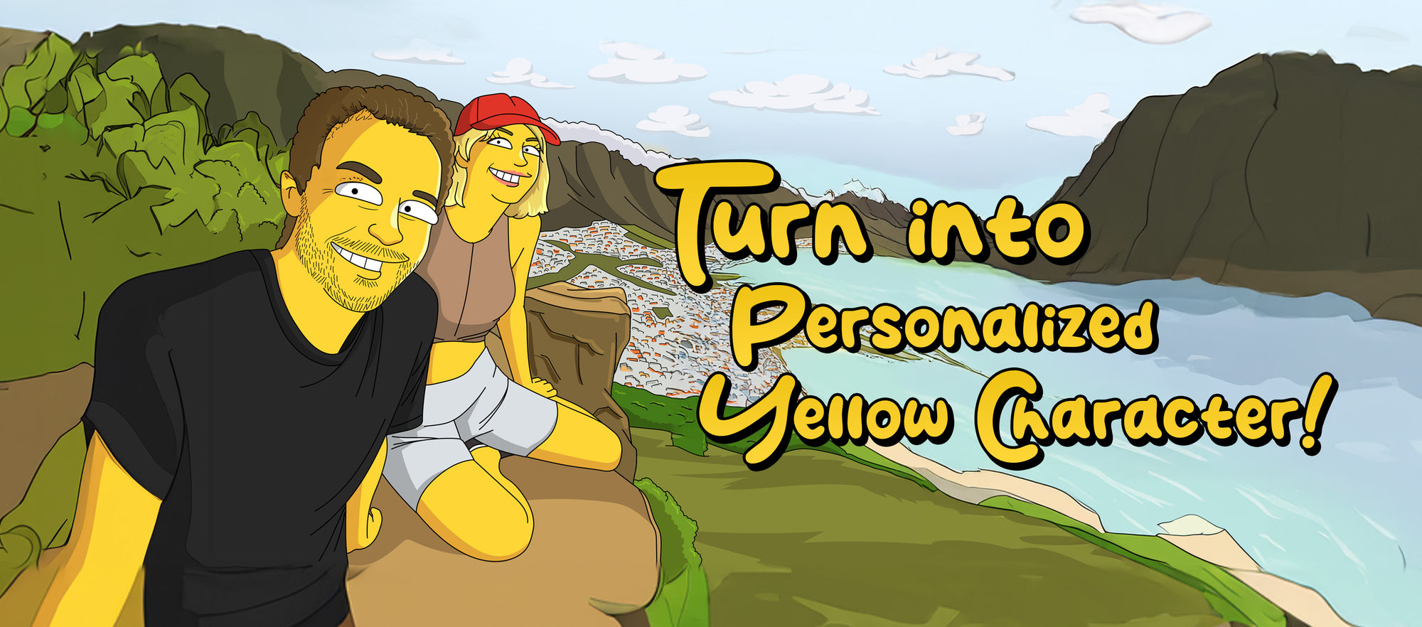 Make Me Yellow Simpsons | Custom simpsons drawing