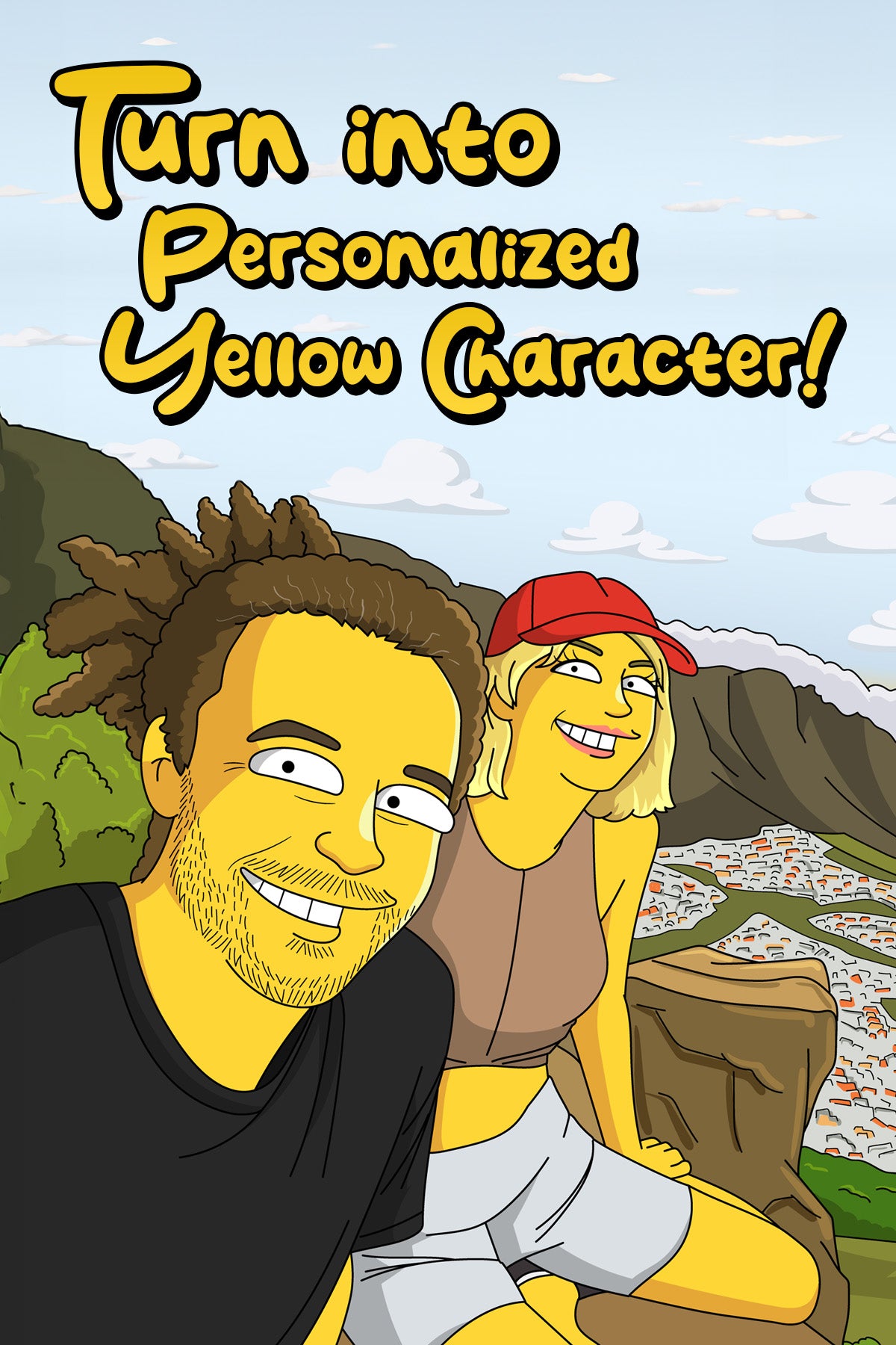 Make Me Yellow Simpsons | Custom simpsons drawing