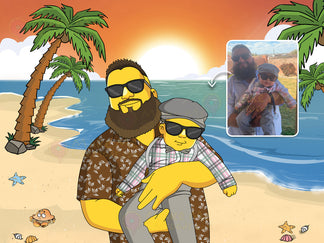 Make Me Yellow | Custom Simpson Style Drawing