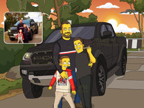 Make Me Yellow | Custom Simpson Style Drawing