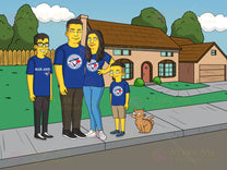 Make Me Yellow | Custom Simpson Style Drawing